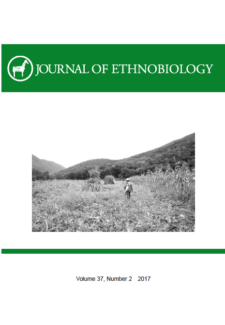 Journal of Ethnobiology Volume 37, Number 2 • 2017 | Society of ...